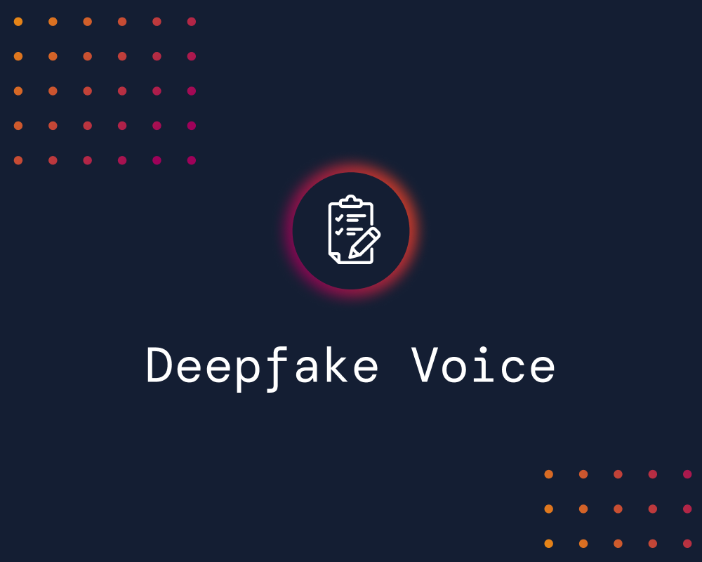 What is a deepfake voice?